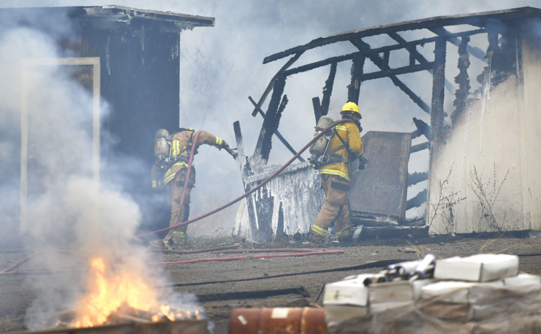 Updated 4:40 p.m.: Maui firefighters battled three blazes | News ...